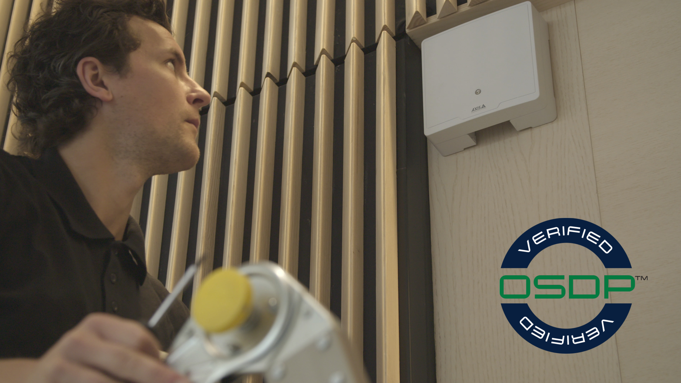 Axis network door controllers with OSDP verification ensure interoperability with OSDP readers ...